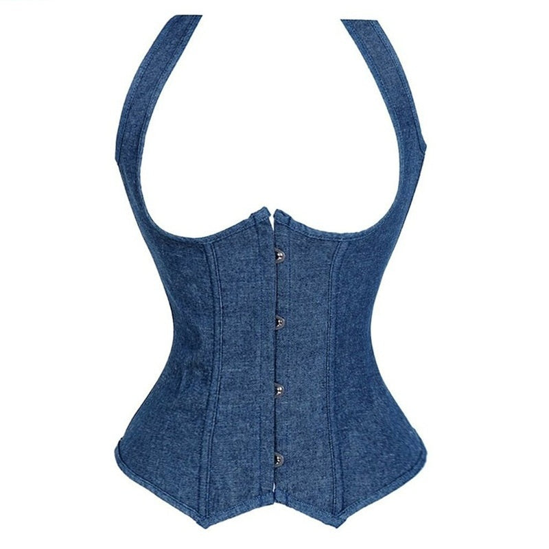 Medieval Renaissance Cupless Corset with Shoulder Straps for Ren Faire ...